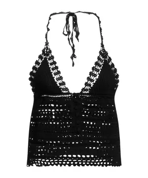 Isabel Marant Étoile Sleeveless Knit Crop Top - Black