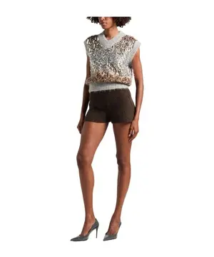 Brunello Cucinelli Solidcolor Knit Vest