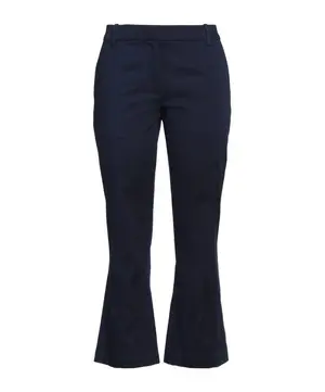 Marni Minimalist Stretch Flare Cropped Pants - Blue