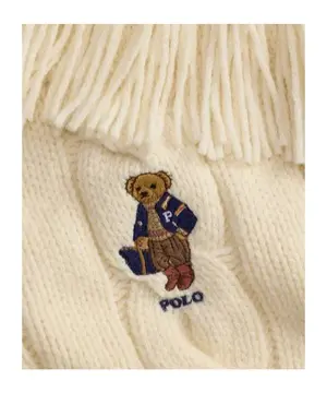 Polo Ralph Lauren Polo Bear Cable-knit Scarf