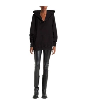 MAISON MARGIELA Solidcolor Offshoulder Sweatshirt