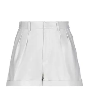 Isabel Marant Étoile Minimalist Solidcolor Leather Shorts - Grey