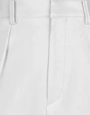 Isabel Marant Étoile Minimalist Solidcolor Leather Shorts