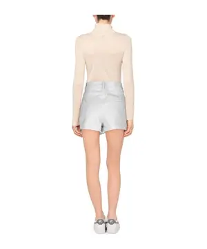 Isabel Marant Étoile Minimalist Solidcolor Leather Shorts