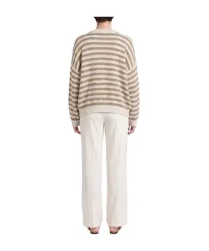 Brunello Cucinelli Striped Knit Sweater