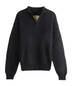 UMA WANG Long-sleeved Sweater - Black