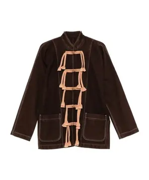 UMA WANG Long-sleeved Casual Jacket - Brown