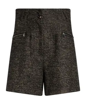 Max Mara Shorts Bermuda - Black