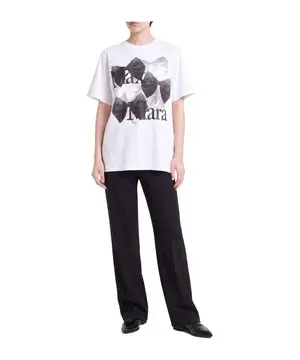 Max Mara Solid-color Printed T-shirt