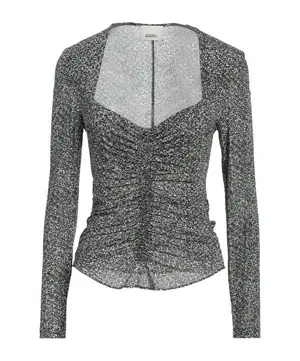 Isabel Marant Étoile Leopardprint Longsleeve Top - Black