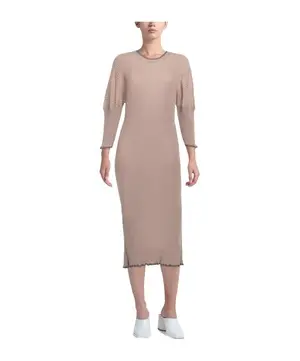 MAISON MARGIELA Two-tone Wool Dress