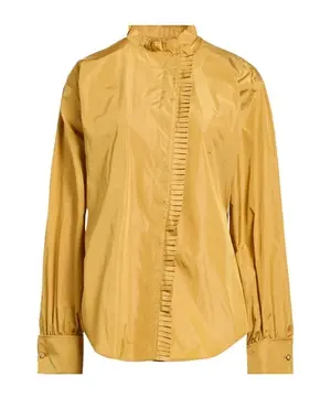 Max Mara Solid Colour Shirts Blouses - Yellow