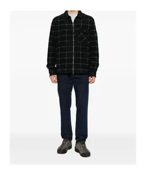 Barbour Check-pattern Zip-up Jacket