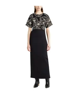 Max Mara Two-color Short-sleeved T-shirt