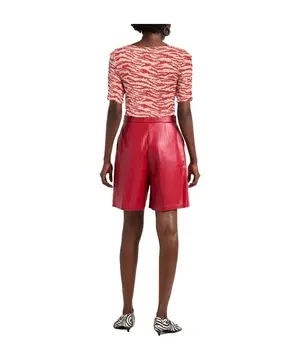 GANNI Two-tone Cropped Top