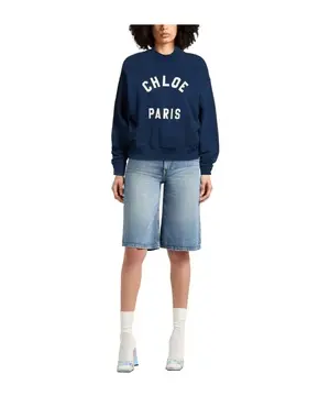 Chloé Solid-color Pullover Hoodie