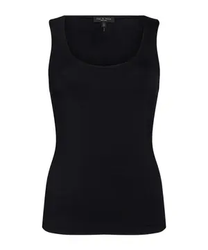 Rag & Bone Solidcolor Stretch Vest - Black