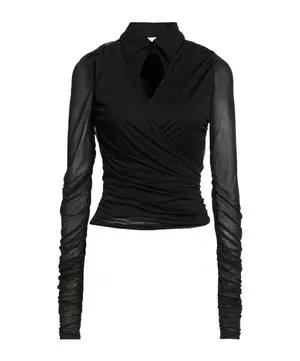 Max Mara Solid-color Long-sleeved Shirt - Black
