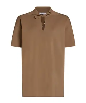 Max Mara Solid-color Short-sleeved T-shirt - Khaki