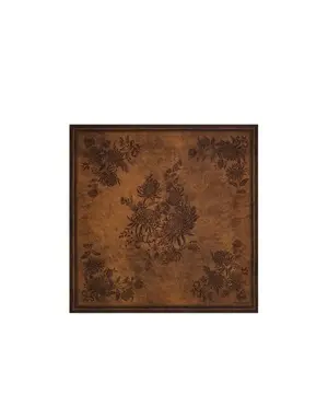 FERRAGAMO Brocade Printed Silk Square Scarf