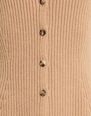 Max Mara Ribbed-knit Waistcoat