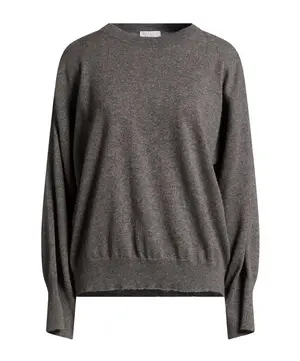 Brunello Cucinelli Thick Cashmere Knit Sweater - Grey