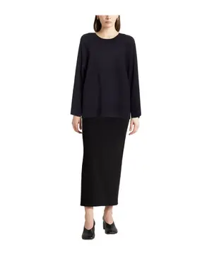 Max Mara Solid-color Knitted Long Sleeves
