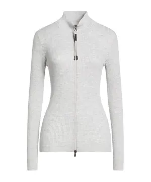 Brunello Cucinelli Metallic Knitted Sweater - Grey