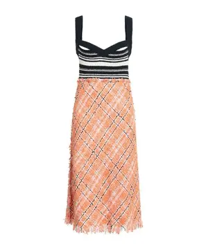 Marni Sleeveless Striped Knit Dress - Blue