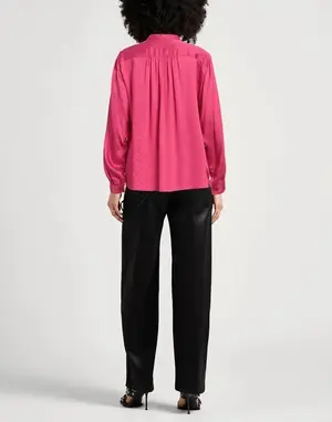 Isabel Marant Étoile Striped Satin Longsleeve Shirt