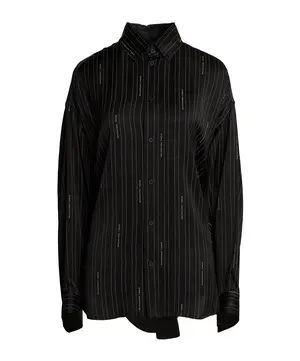 Balenciaga Oversize Shirts - Black