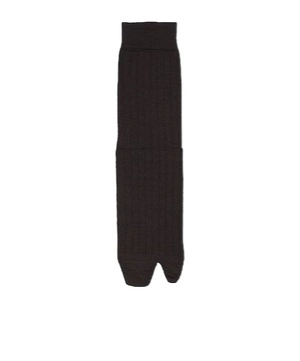 MAISON MARGIELA Long Ribbed Knit Socks - No