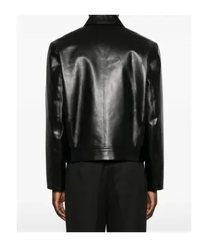 JIL SANDER Zip-up Leather Jacket