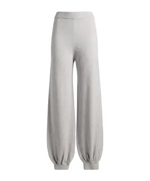 Max Mara Simple Wool Tapered Pants - Grey