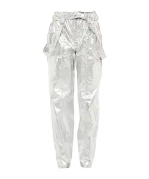 Isabel Marant Étoile Plain Colour Casual Trousers - Silver