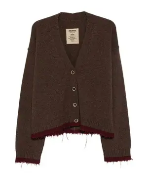 UMA WANG Long-sleeve Cardigan - Black