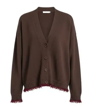 UMA WANG Long-sleeve Cardigan - Brown