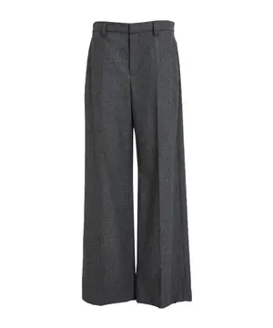 Brunello Cucinelli Plain Colour Casual Trousers - Grey