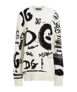 Dolce & Gabbana Logo-print Cashmere Jumper - No