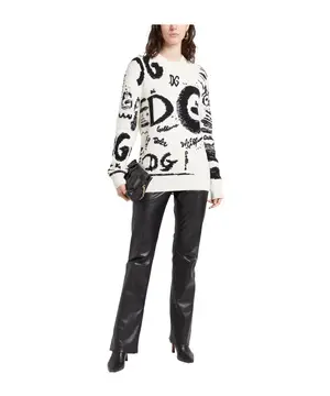 Dolce & Gabbana Logo-print Cashmere Jumper
