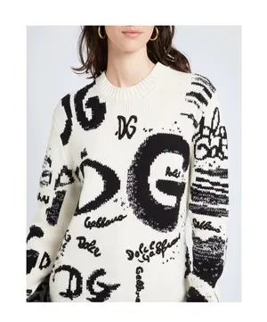 Dolce & Gabbana Logo-print Cashmere Jumper