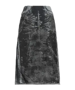 DIESEL® Colorful Denim Swing Skirt - Black