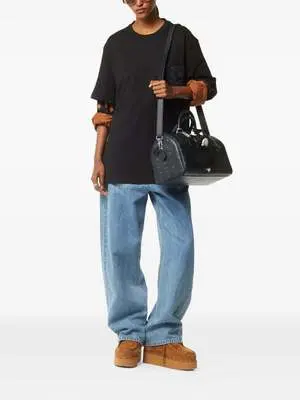 Mcm Zippered Shoulder Bag