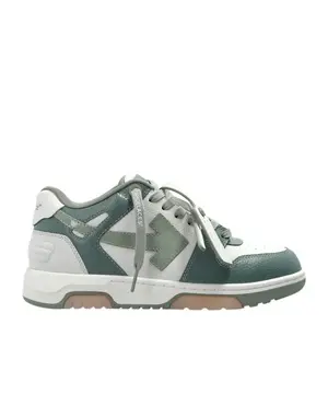 Off-White Lace-up Sneakers - Gray