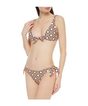 Tory Burch Geometric-print Bikinis