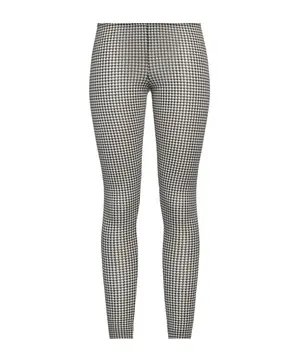 Sportmax Houndstooth Stretch Leggings - Black