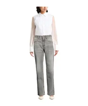 Brunello Cucinelli Plain Colour Denim Trousers