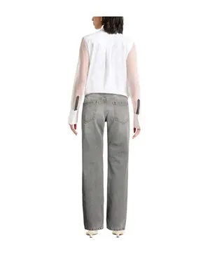 Brunello Cucinelli Plain Colour Denim Trousers