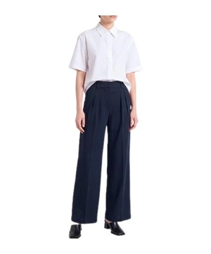 Max Mara Lightweight Wool Wideleg Trousers