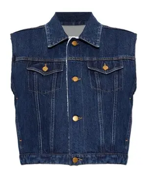 JIL SANDER Sleeveless Waistcoat - Blue